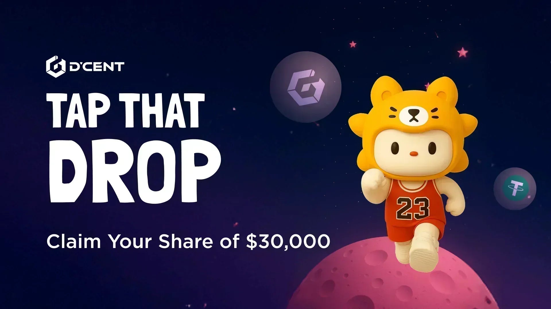 Tap That Drop #5: How to Get 30,000 USDT with D'CENT Cold Wallet